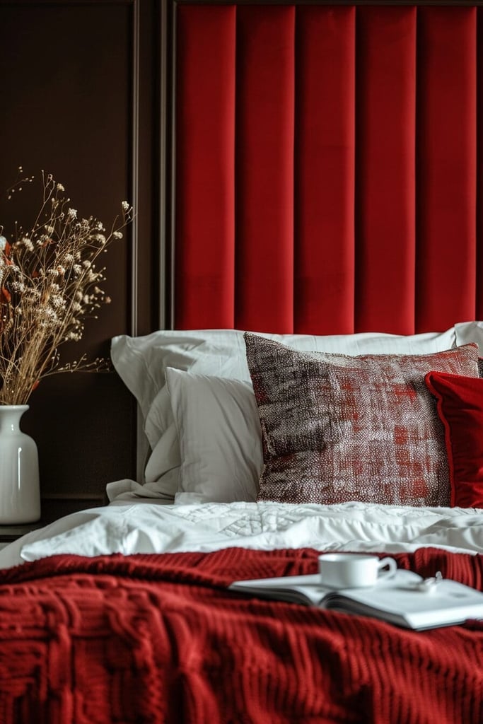 19 Red Bedroom Ideas That'll Make You Forget All About "50 Shades"
