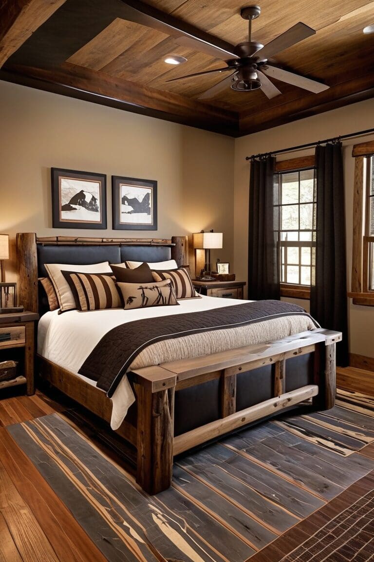 15 Rustic Western Bedroom Ideas to Transform Your Space into a Cozy ...