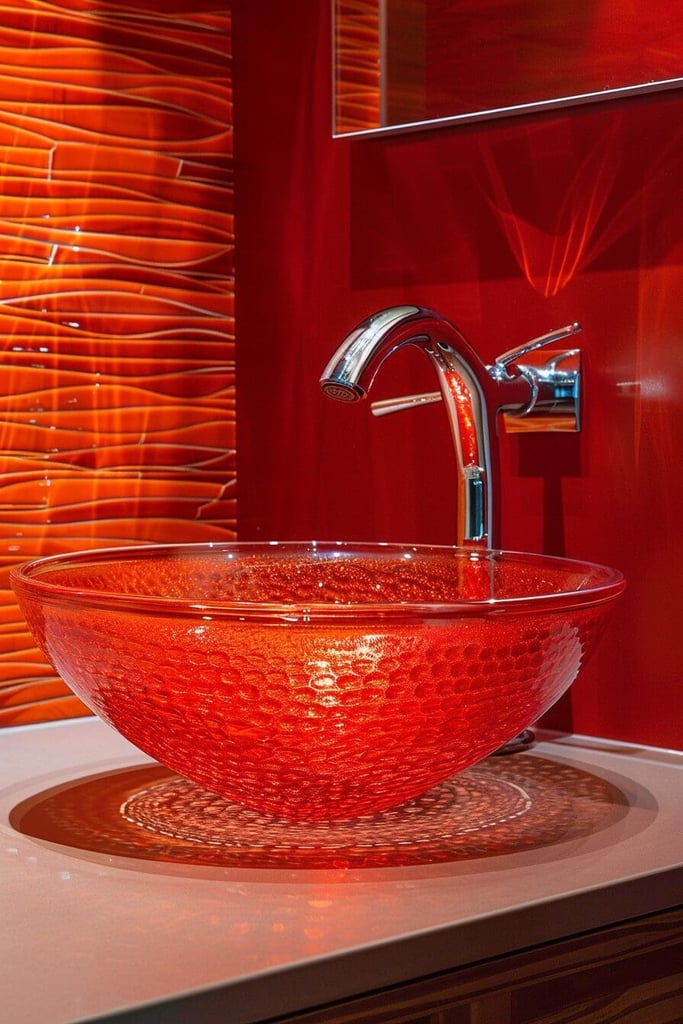 24 Red Bathroom Ideas That'll Make You Never Want To Leave This Room Again