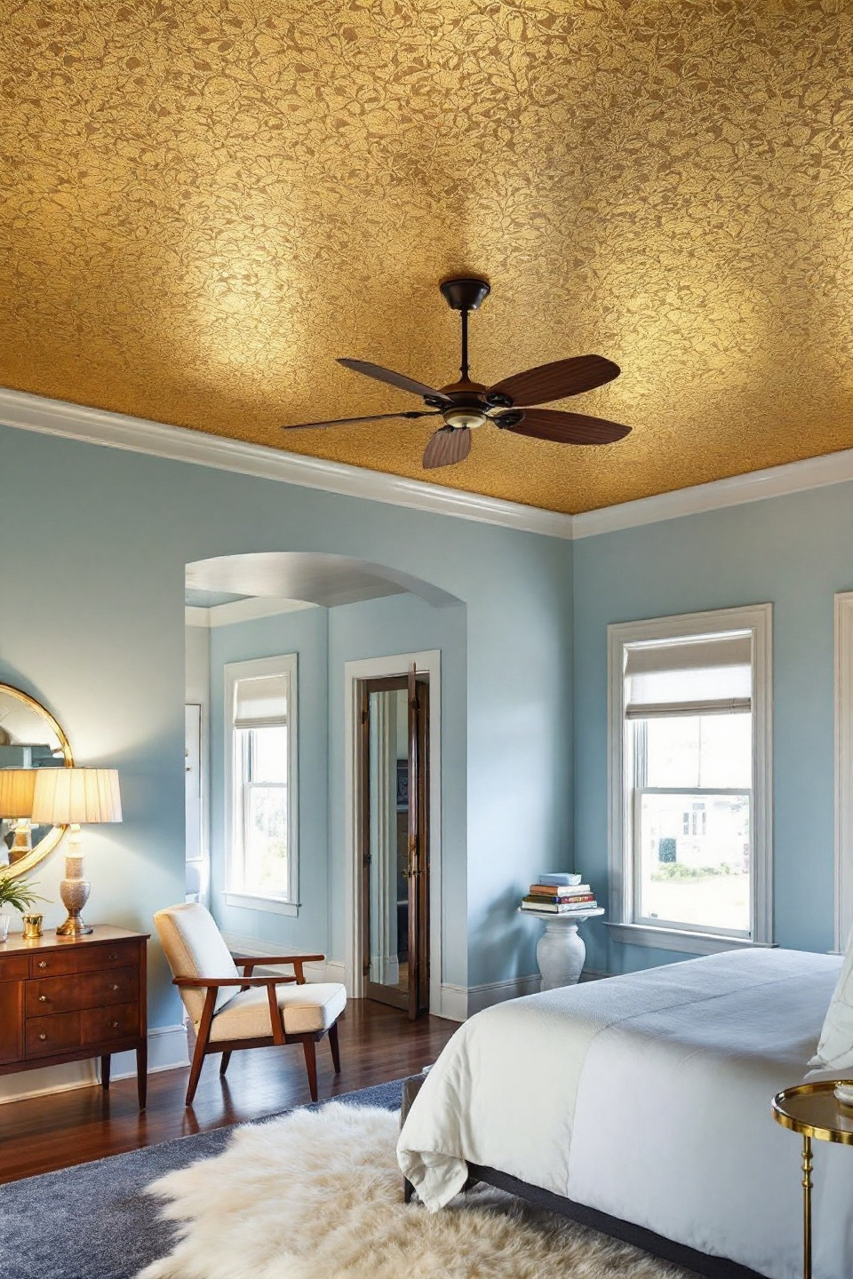 31 Stunning Blue and Gold Bedroom Ideas That Exude Luxury