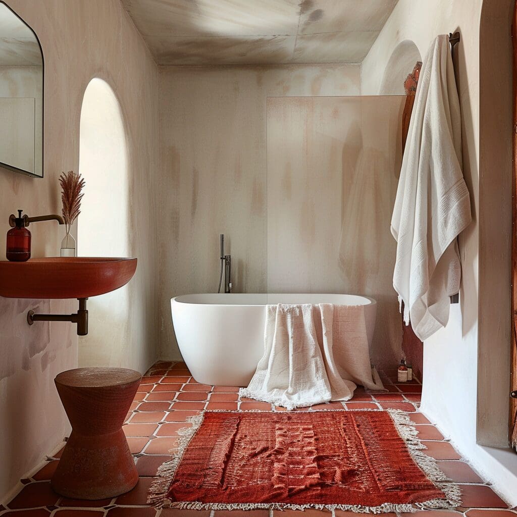 24 Red Bathroom Ideas That'll Make You Never Want To Leave This Room Again