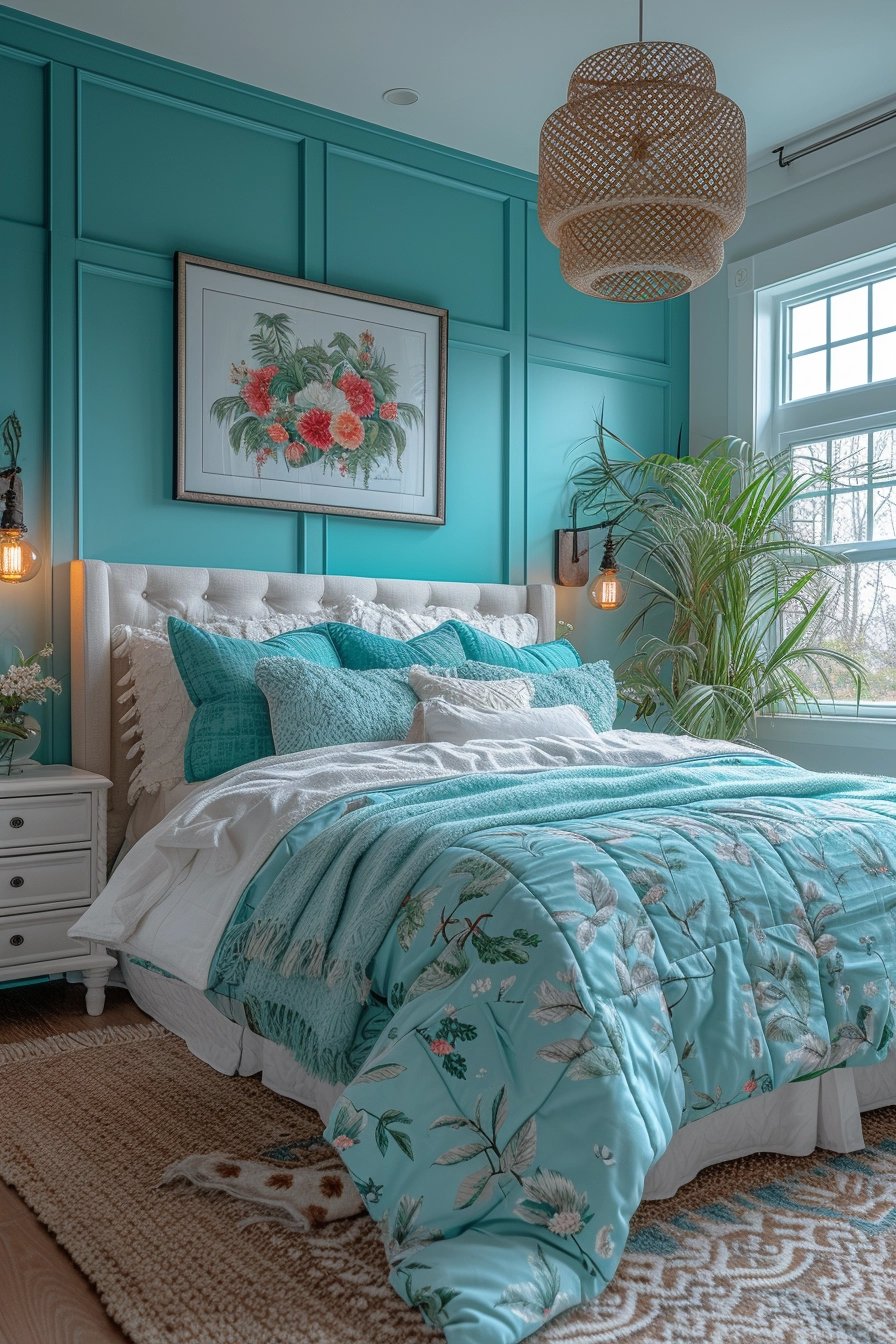 24 Turquoise Bedroom Ideas That Our Editors Love