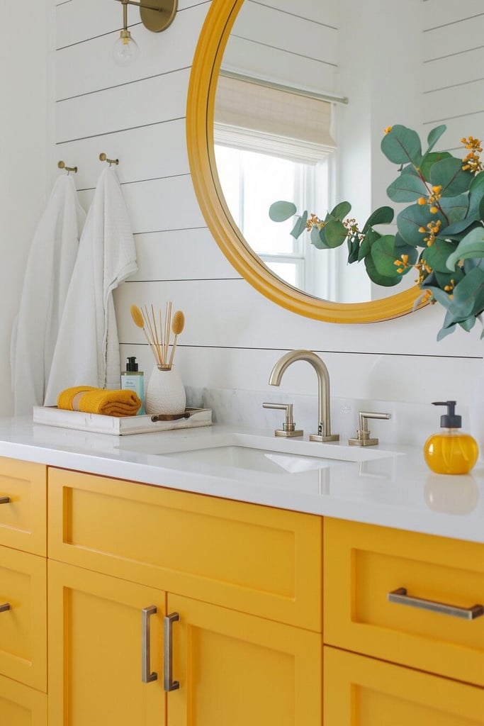25 Yellow Bathroom Ideas That Will Make You Smile Wider Than a Banana