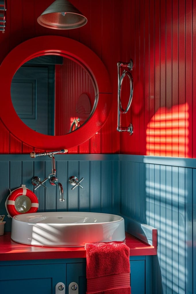 24 Red Bathroom Ideas That'll Make You Never Want To Leave This Room Again