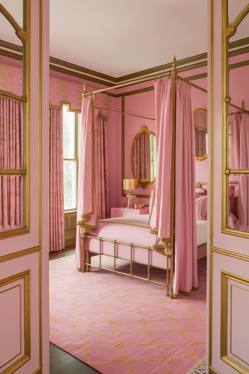 33 Dreamy Pink and Gold Bedroom Ideas to Transform Your Space