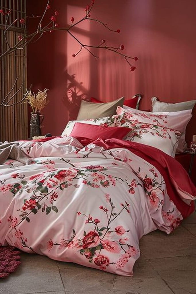 19 Red Bedroom Ideas That'll Make You Forget All About "50 Shades"