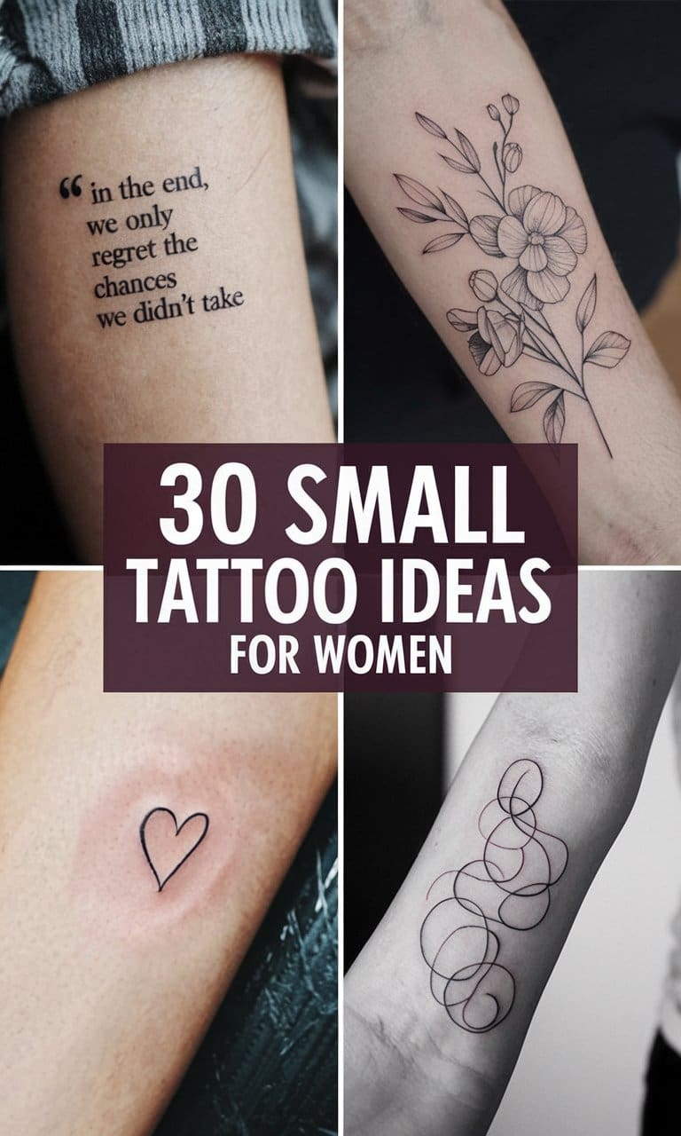 30 Small Tattoos for Women that Pack a Punch