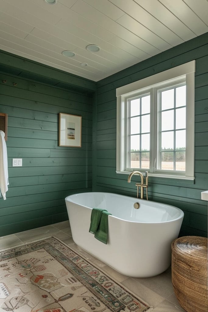 25 Green Bathroom Ideas That Will Actually Make You Want to Brush Your ...