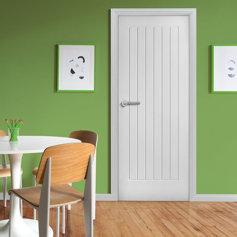 White Internal Primed Cottage Door (IWPSUF)