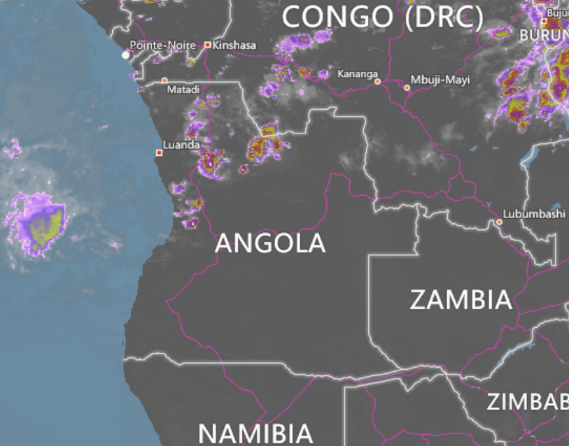INAMET prevê fortes chuvas em algumas zonas de Luanda - AngoRussia