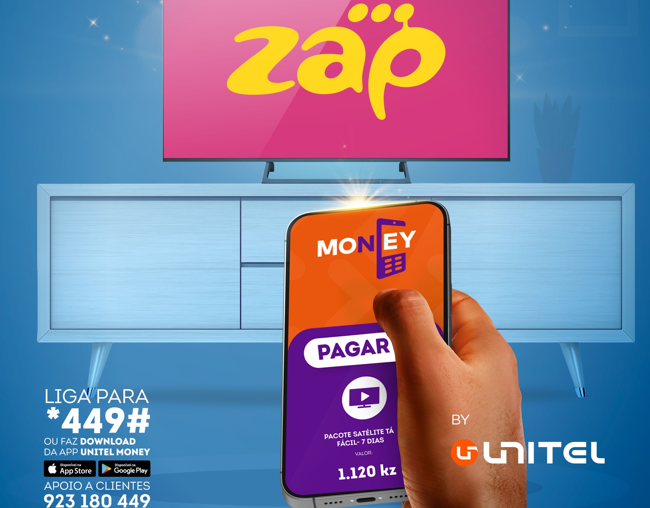 Clientes Zap já podem carregar a subscrição com o serviço Money by ...