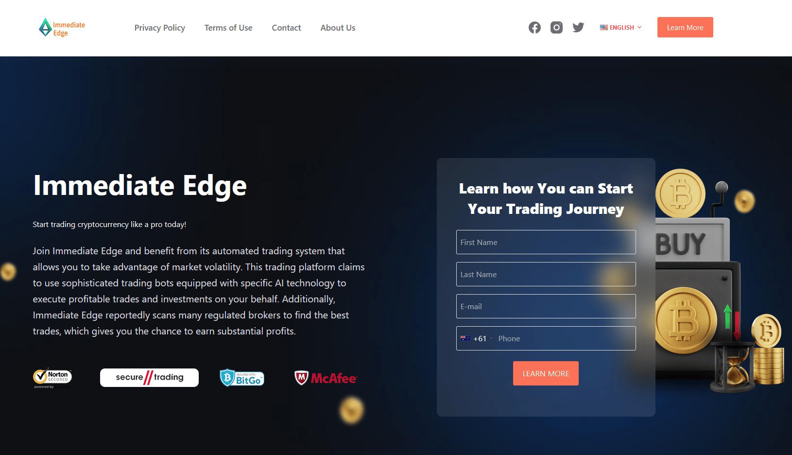 Is Immediate Edge a scam? - Cybertrace™
