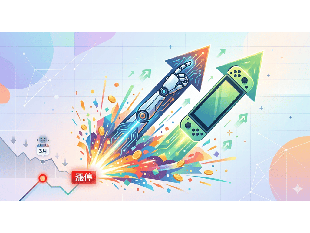 機器人＋Switch2雙箭齊發！鴻準(2354)亮燈漲停 3月營收慘淡後題材大噴發 | 蕃新聞