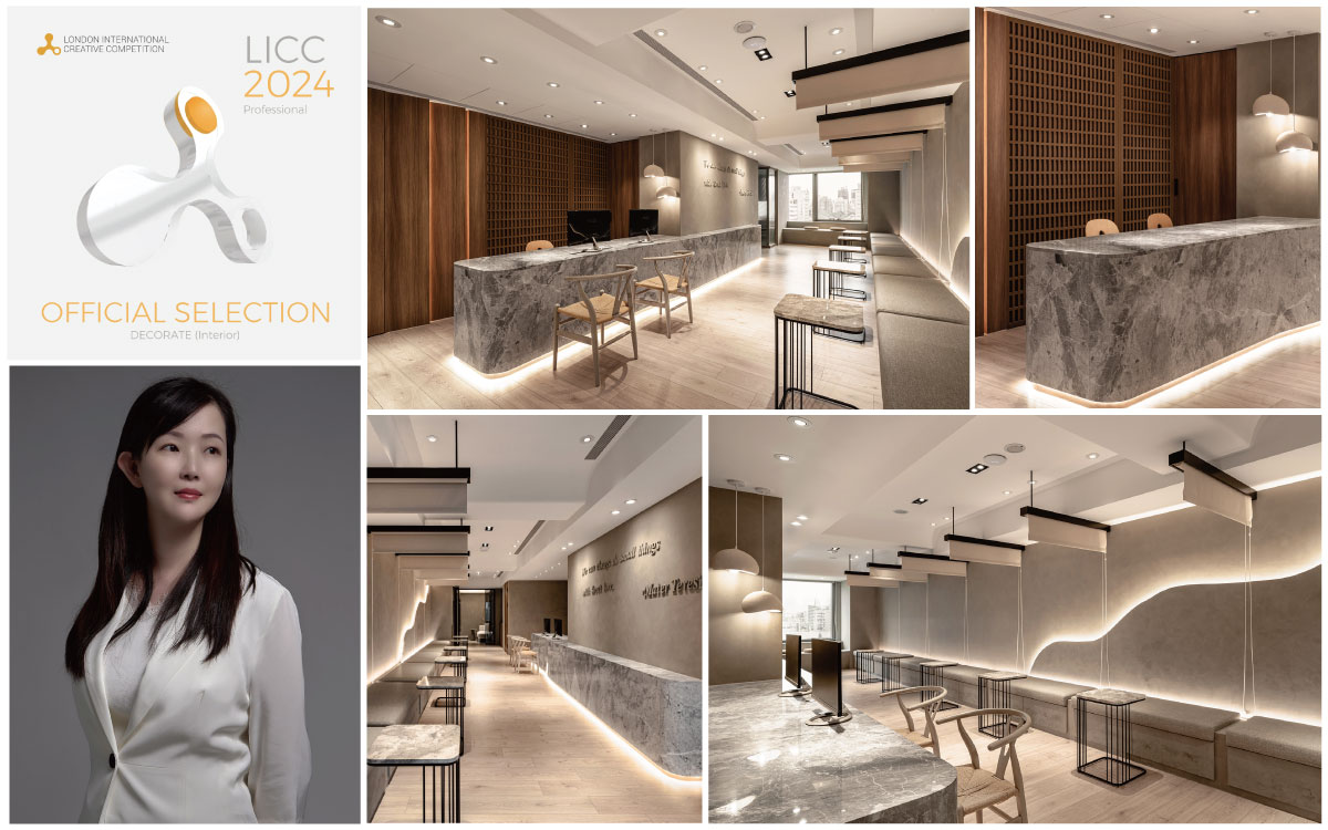【簡兆芝室內設計】2024 LICC英國倫敦國際創意大賽 簡兆芝圓潤溫雅醫美空間奪殊榮！ | 蕃新聞
