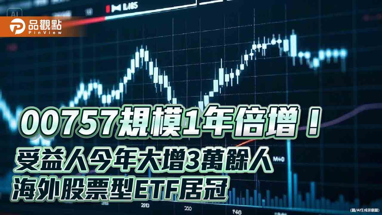 00757規模破5百億！6.3年達陣 創海外股票ETF最快紀錄 | 蕃新聞