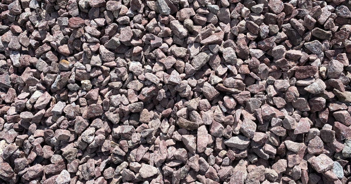 Montana Rose Red Landscape Rock - Missoula Delivery - Little Dumps