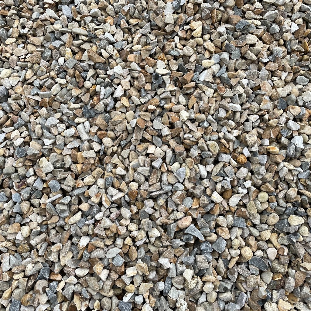 Bitterroot River Rock Delivery (3/4" Yellow) from Little Dumps