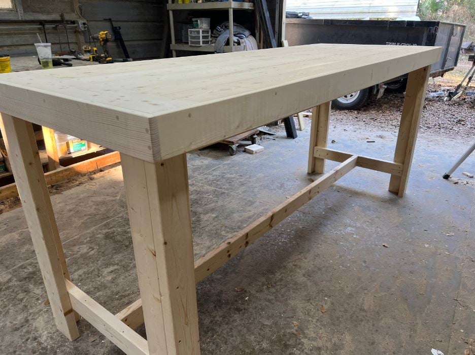 High Top Bar Table – Unfinished - foo-BARS