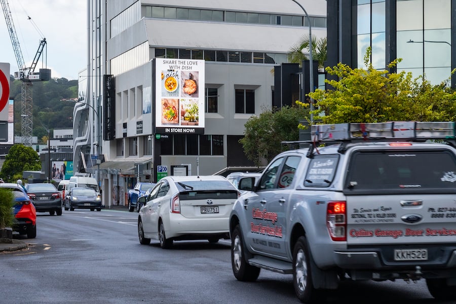 Dish serves up 'feast for the eyes' with new DOOH campaign via Go Media ...