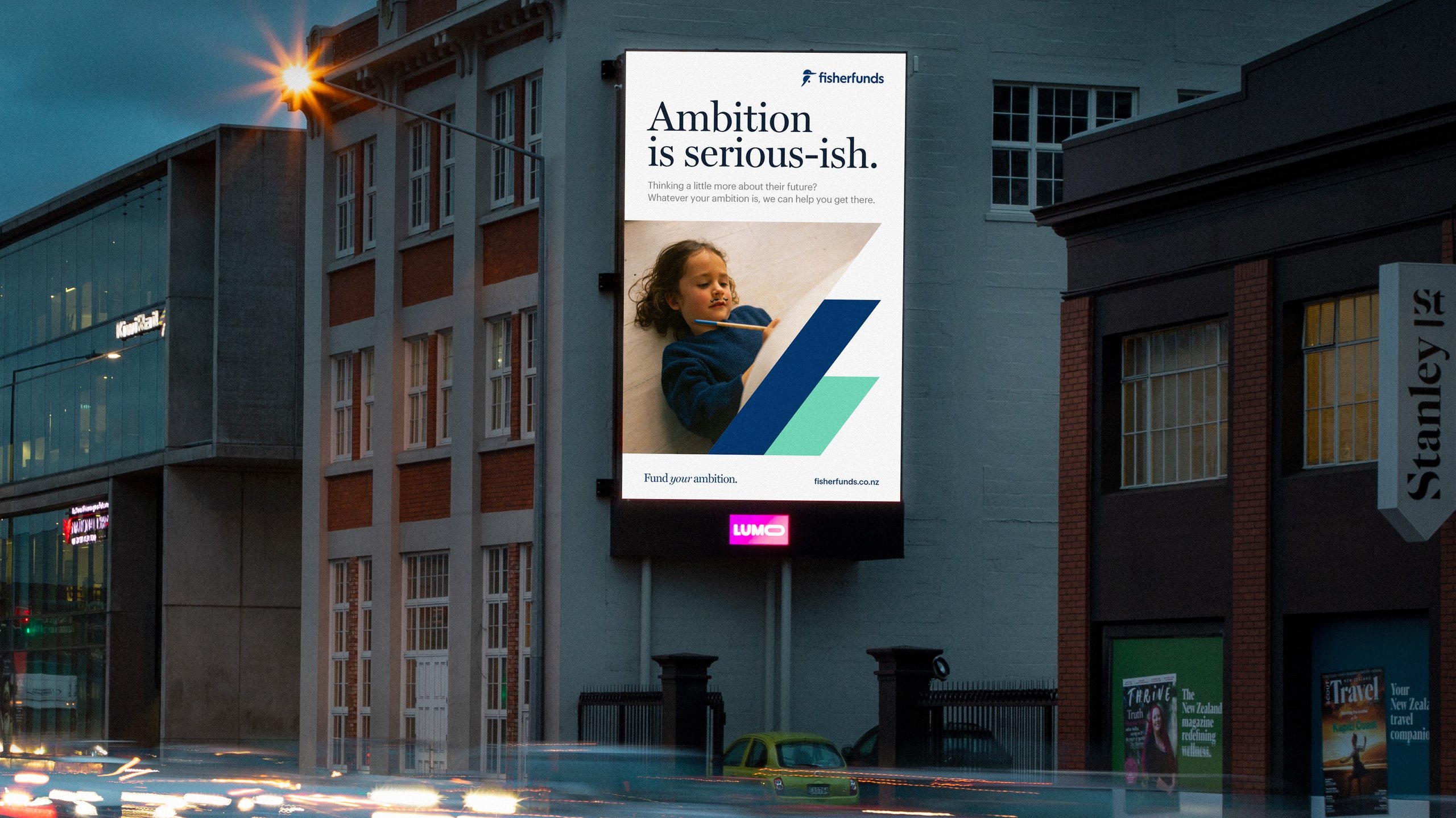 Fisher Funds launches ambitious brand campaign with Stanley St - stoppress.co.nz