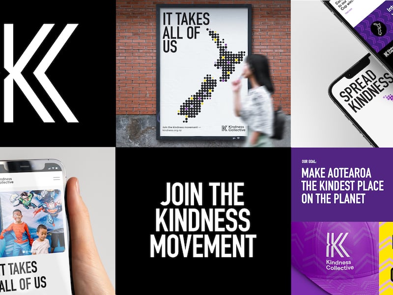 Kindness Collective unveils new brand identity - stoppress.co.nz