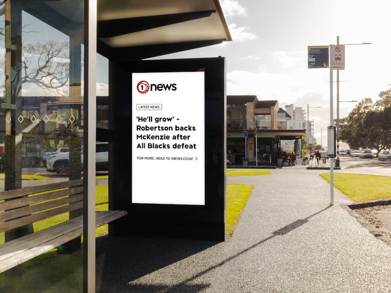 Bringing news to the OOH world: oOh!media and TVNZ's new partnership - stoppress.co.nz