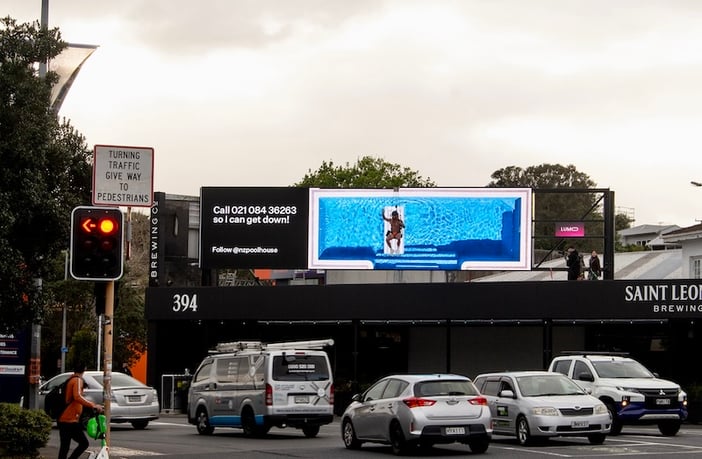 Sam Wallace's publicity stunts for pool dream - stoppress.co.nz