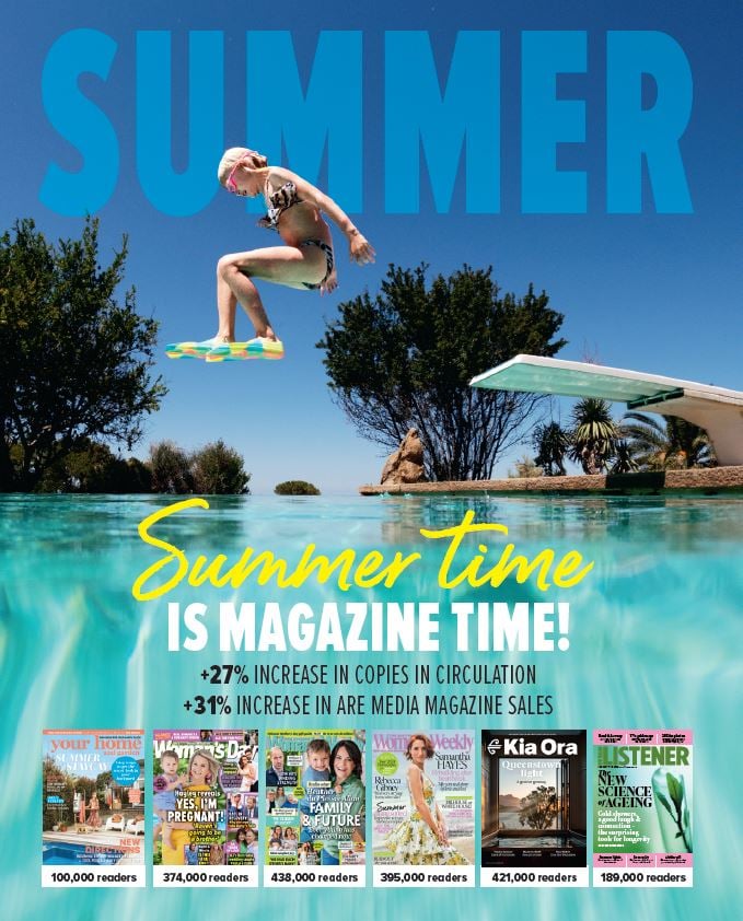 Sales surge shows summertime is magazine time - stoppress.co.nz