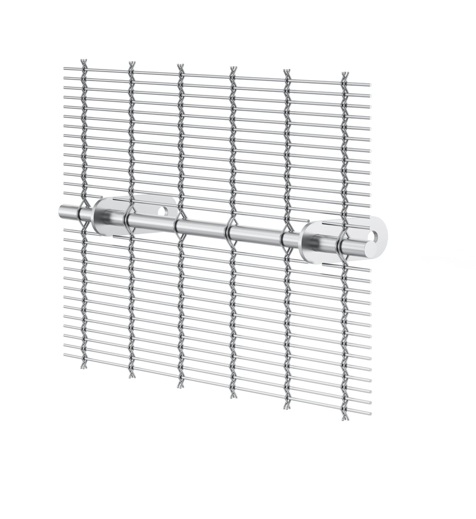 Round bar with moveable brackets | GKD Group