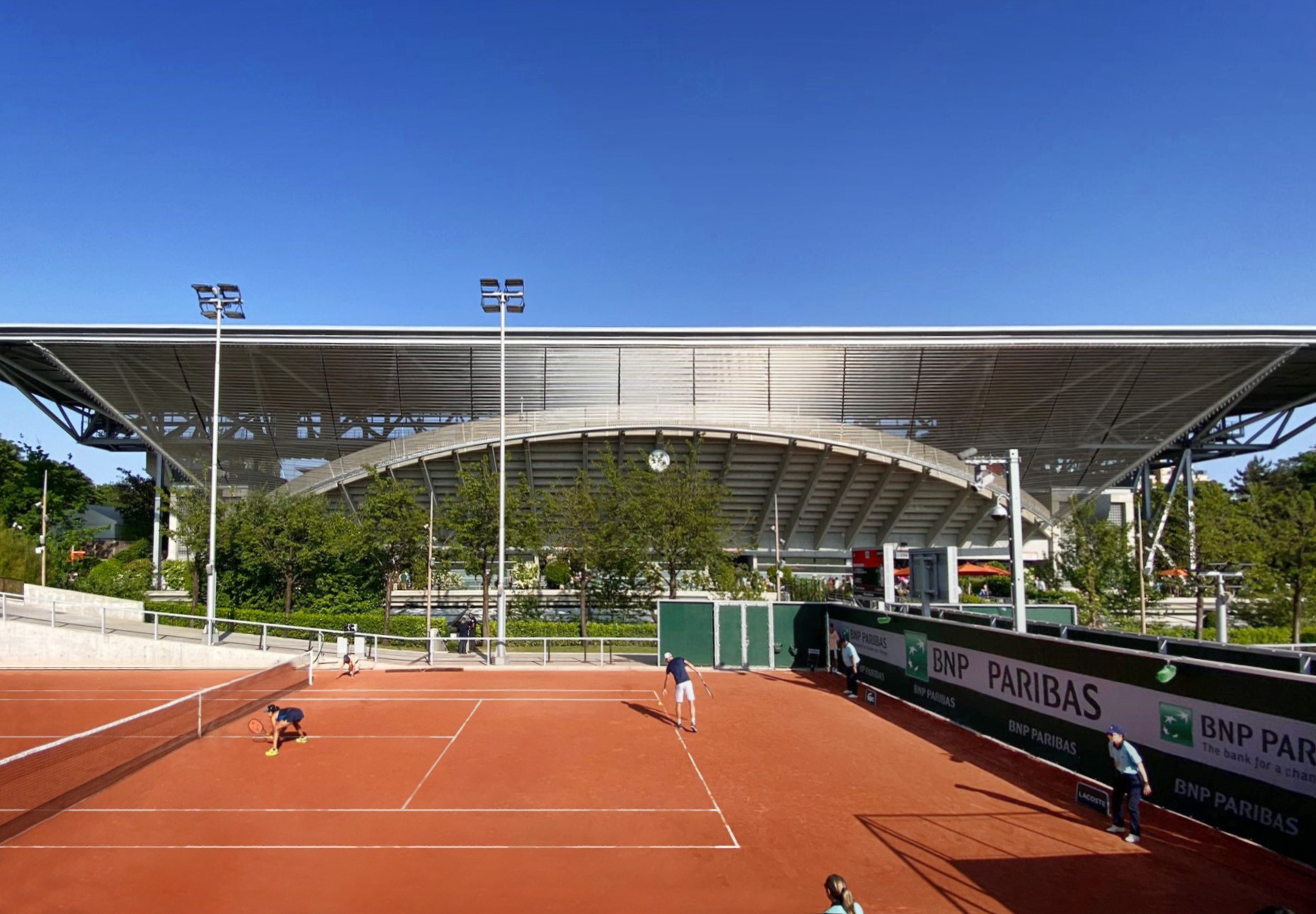 Roland Garros tennis stadium uses GKD architectural mesh | GKD Group