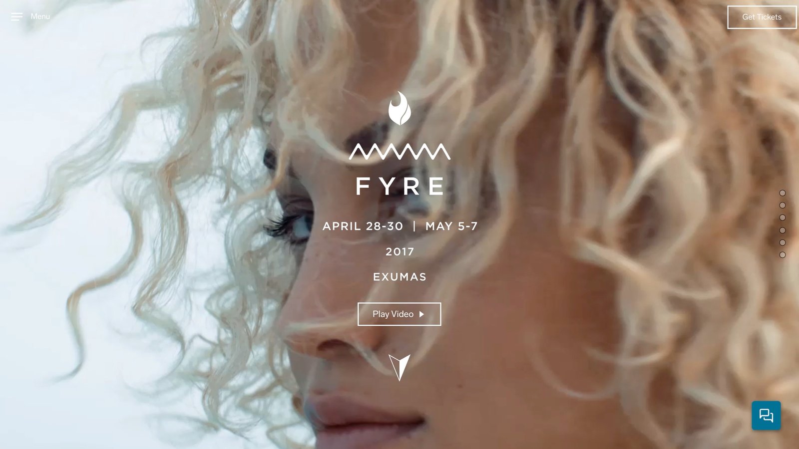Fyre Festival's Responsive Website with Ticketing Integration