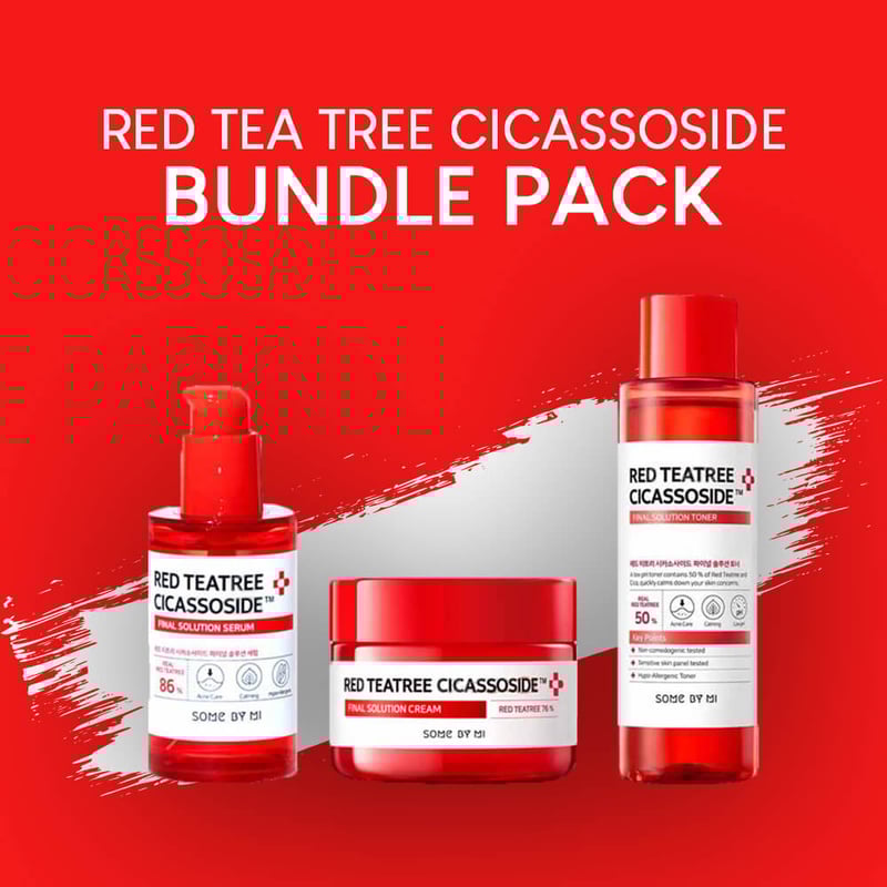 Buy Red Tea Tree Cicassoside Bundle Pack of 3 Online in Pakistan