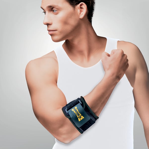 חבק טניס אלבו AC91 - חבק למרפק עם רצועה | URIEL