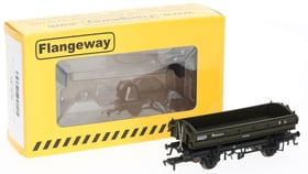 ME-9 Flangeway OO Gauge Mermaid Ballast Wagon DB989071 Olive Green (Pre ...