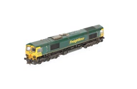 ACC2655 Accurascale OO Gauge Class 66 Freightliner Green and Yellow ...
