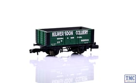 373-175T Graham Farish N Gauge 7 Plank Wagon Kilmersdon Colliery Green ...