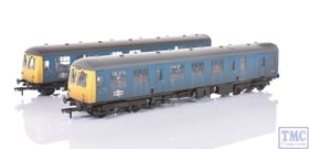 31-325A Bachmann OO Gauge Class 105 2-Car DMU BR Blue - Weathered