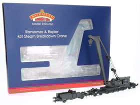 38-801 Bachmann OO Gauge Ransomes & Rapier 45T Steam Breakdown Crane ...