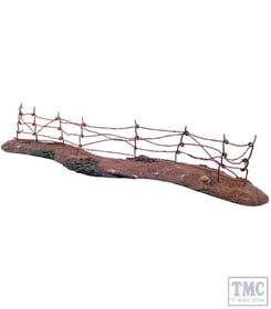 B51006 W.Britain WWI Barbed Wire Section 2 Piece Set World War I Collection