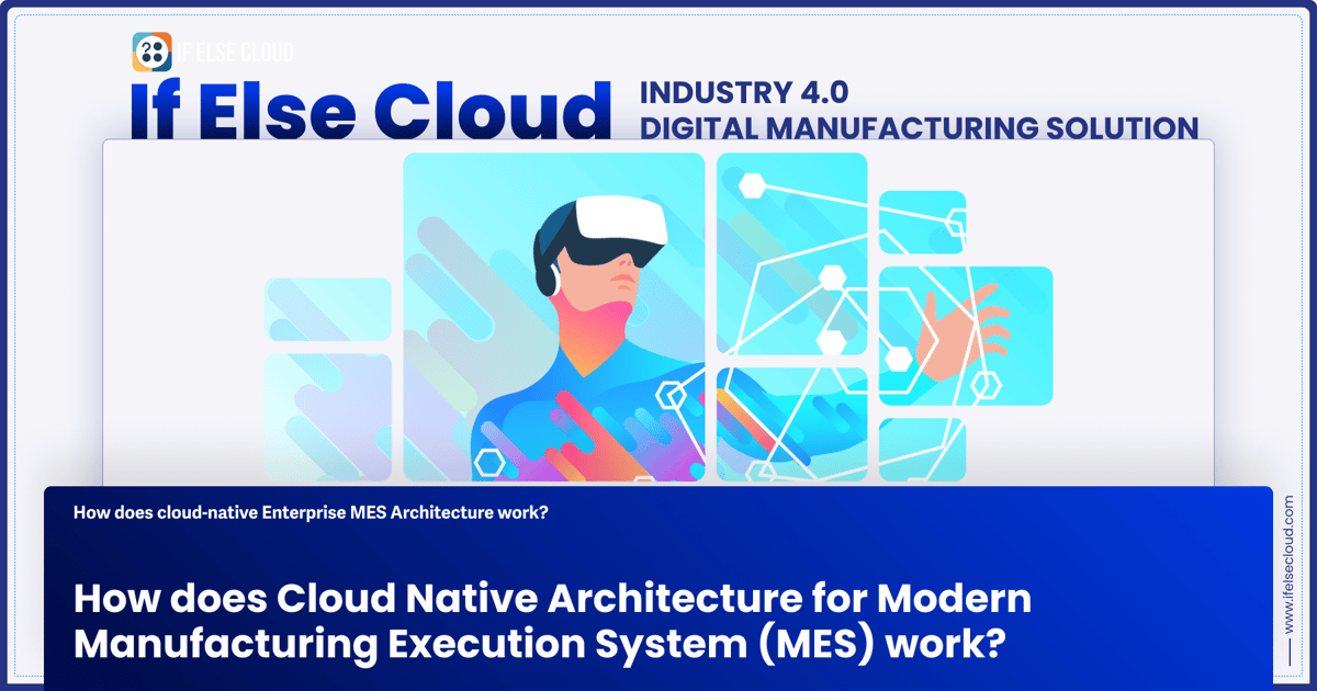 How does cloud-native Enterprise MES Architecture work?