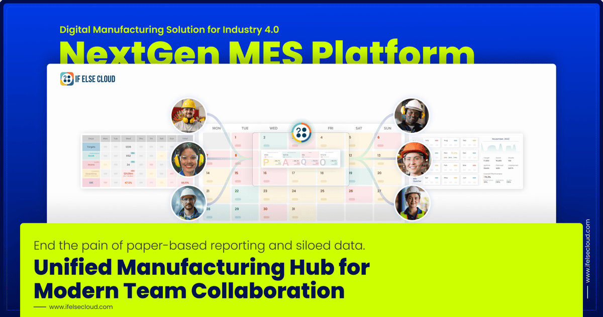 Digital Manufacturing Solution | Modern MES Platform | IfElseCloud
