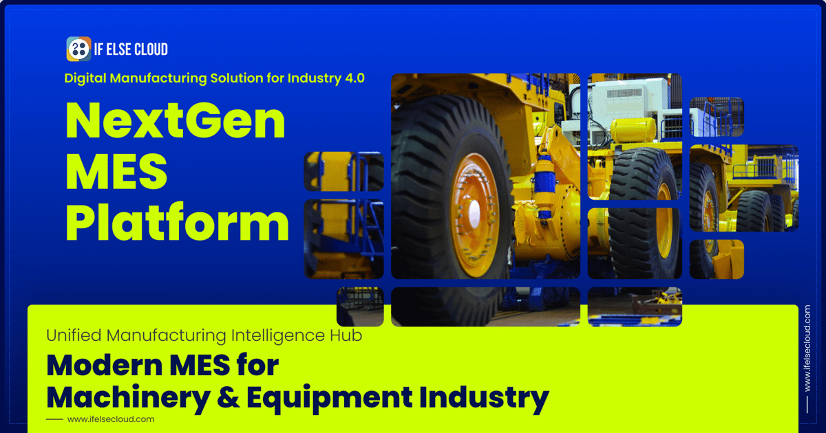 MES for Machinery Equipment Manufacturing | Digital Shopfloor
