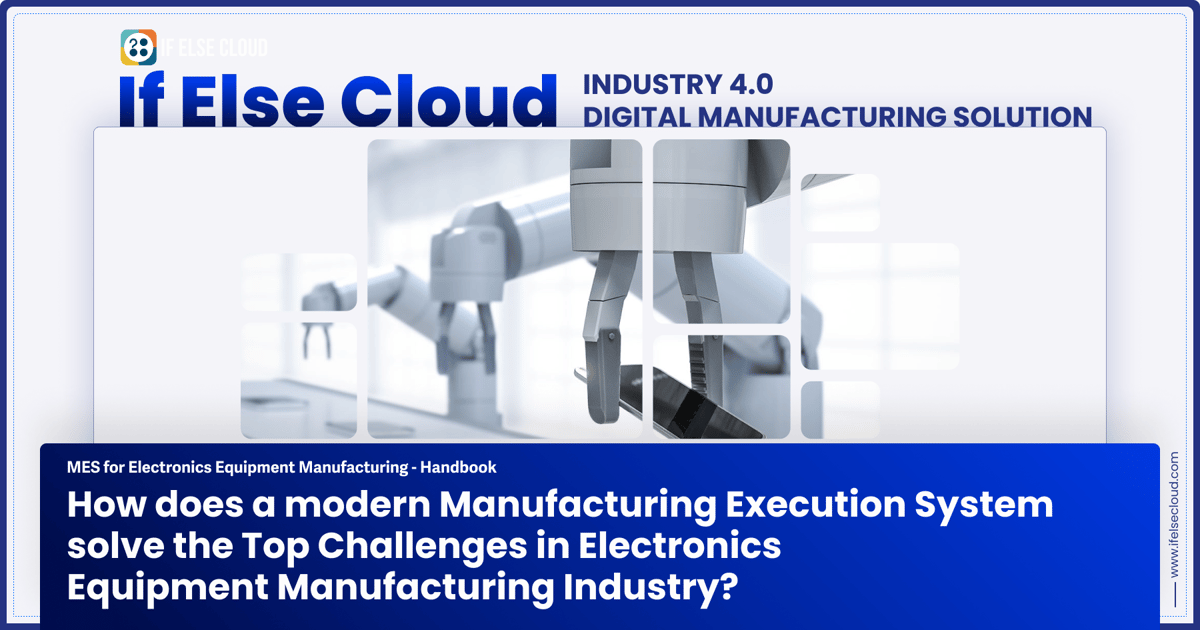MES for Electronics Equipment Manufacturing - Handbook
