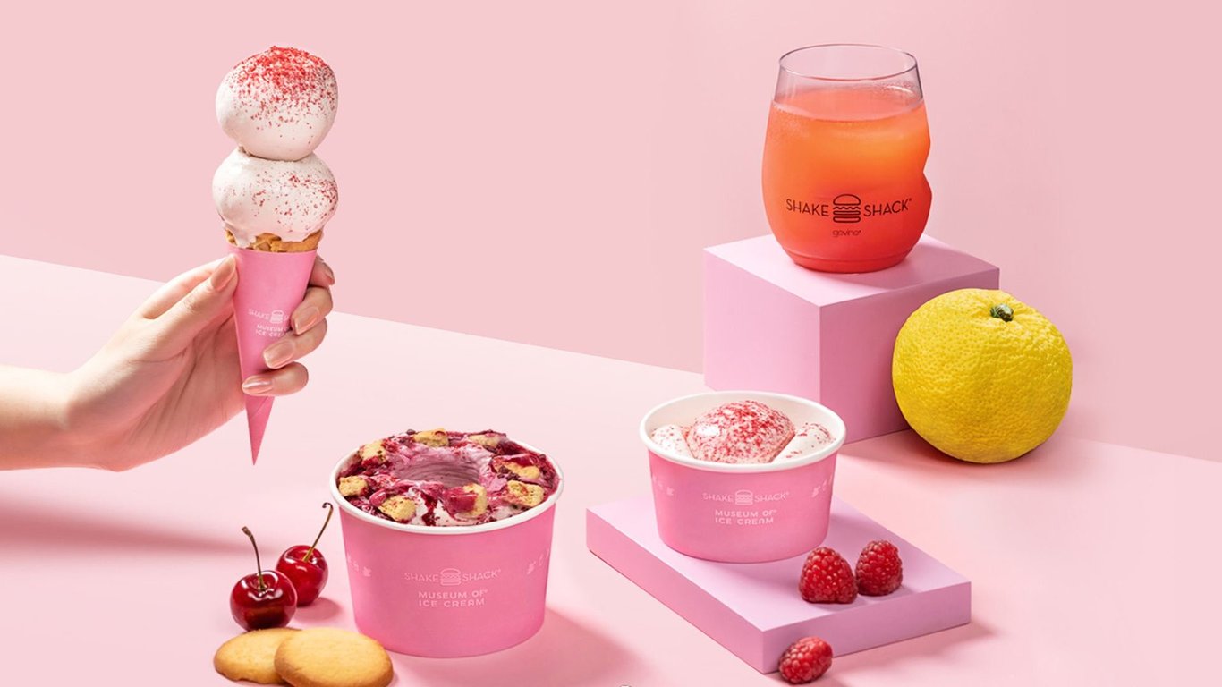 Pink Shake Shack Pop-up Serves Posh Ice Cream in Shanghai — RADII