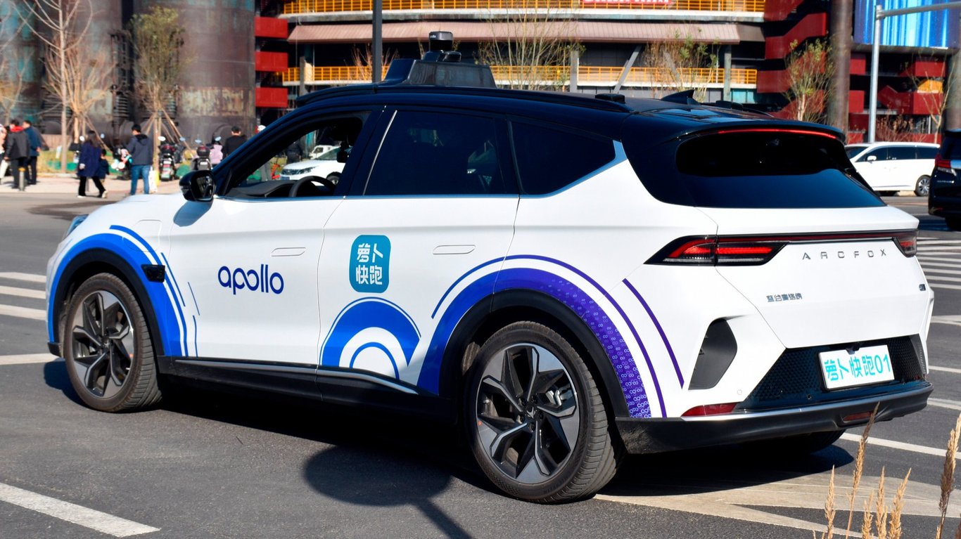 Tech Giants Baidu and Pony.ai Pilot Driverless Taxis in Beijing Suburb