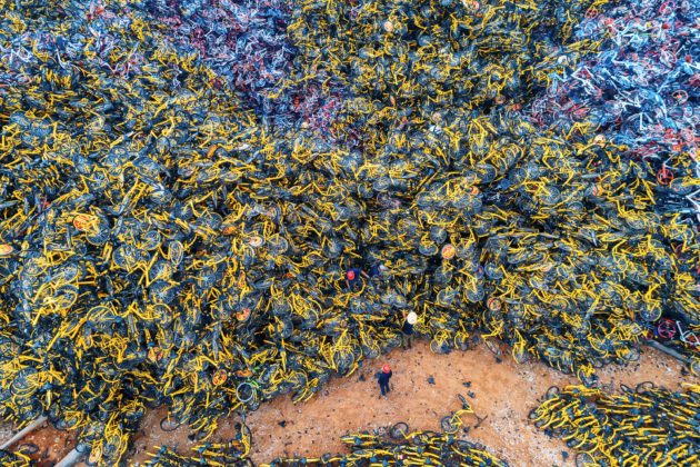 Watch: Jaw-dropping Video of China's Shared Bike Graveyards Goes Viral