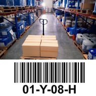 Warehouse racking labels nz - Barcodes.co.nz