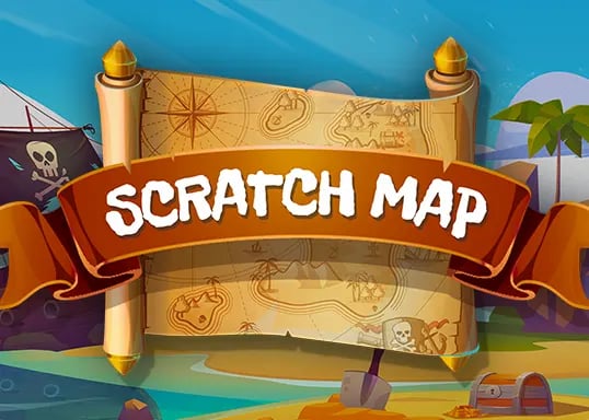 Scratch Map Casino-Style Game - Fortune Coins Casino