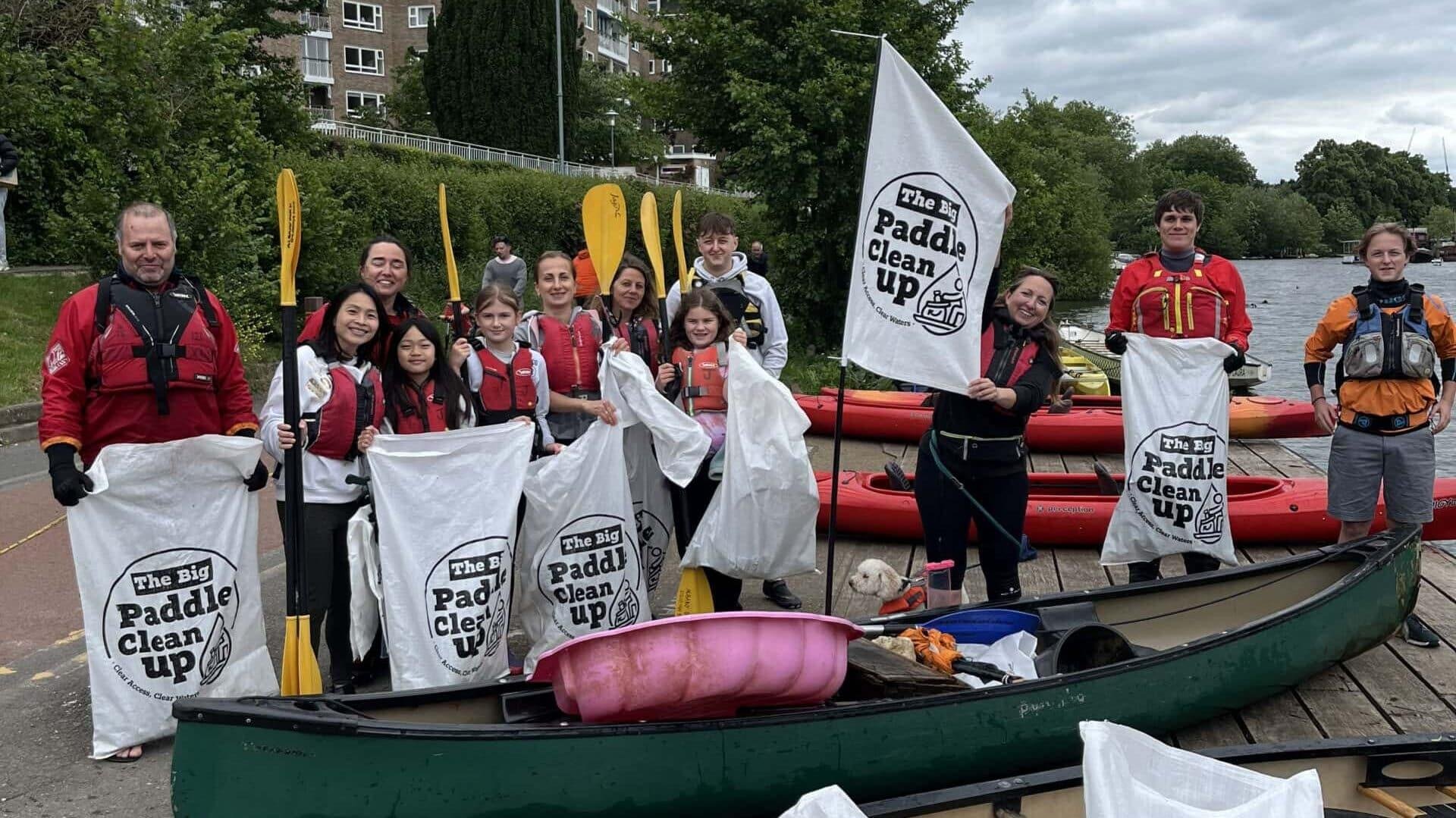 Big Paddle Clean-up: Record number of volunteers take part | Paddle UK