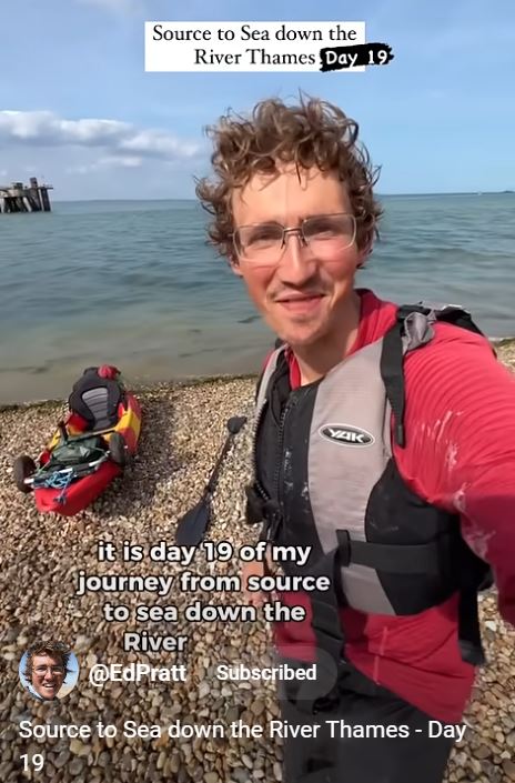 Ed Pratt’s source to sea paddling challenge | Paddle UK